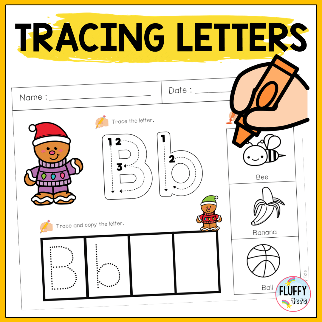 9 Free Gingerbread Printables for Preschool and Toddlers - FluffyTots