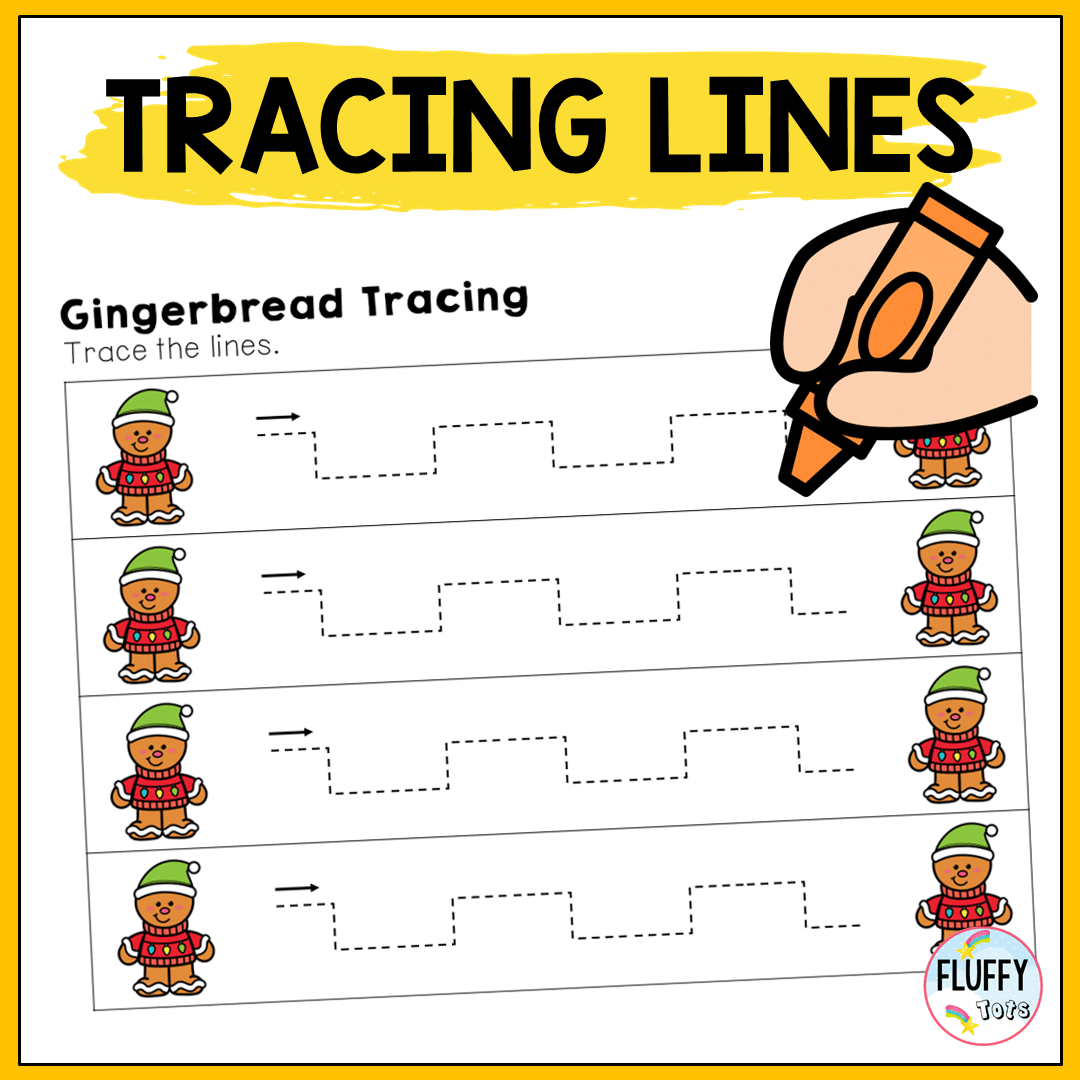 9 Free Gingerbread Printables for Preschool and Toddlers - FluffyTots