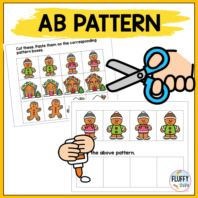 9 Free Gingerbread Printables for Preschool and Toddlers - FluffyTots