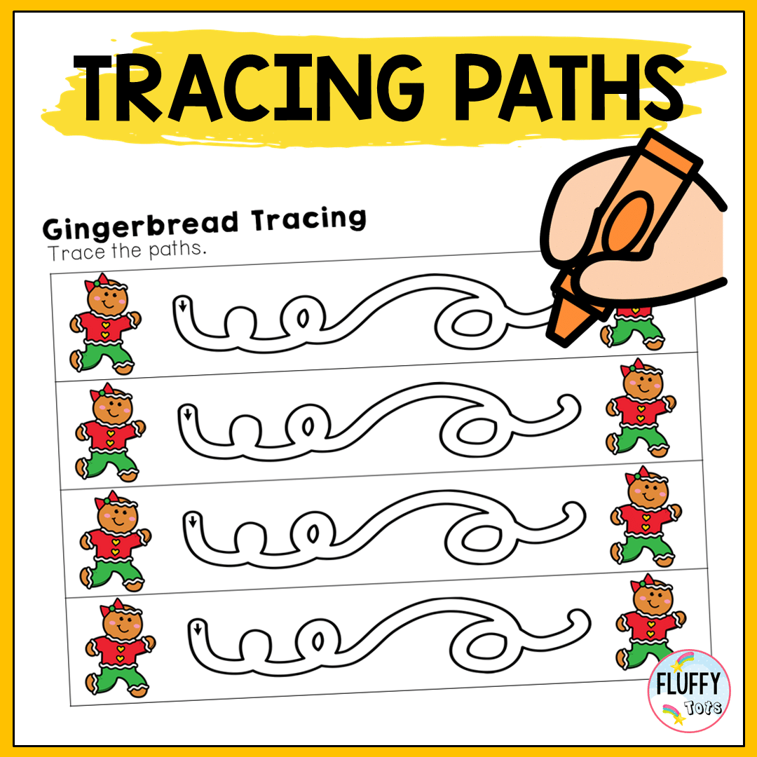 9 Free Gingerbread Printables for Preschool and Toddlers - FluffyTots