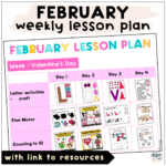 Fun Valentine's Day Lesson Plan Ideas for Toddler and Preschool for 4 ...