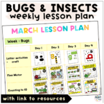 Discover Simple Bugs Lesson Plan for Toddler and Preschool with 3 Main ...