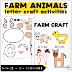 Cute Farm Animals Lesson Plan for Toddler and Preschool with 3 Main ...