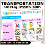 Exciting Transportation Lesson Plan Ideas for Toddler and Preschool for ...