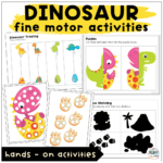 Cute Roary Dinosaur Lesson Plans for Toddler and Preschool for 4 ...