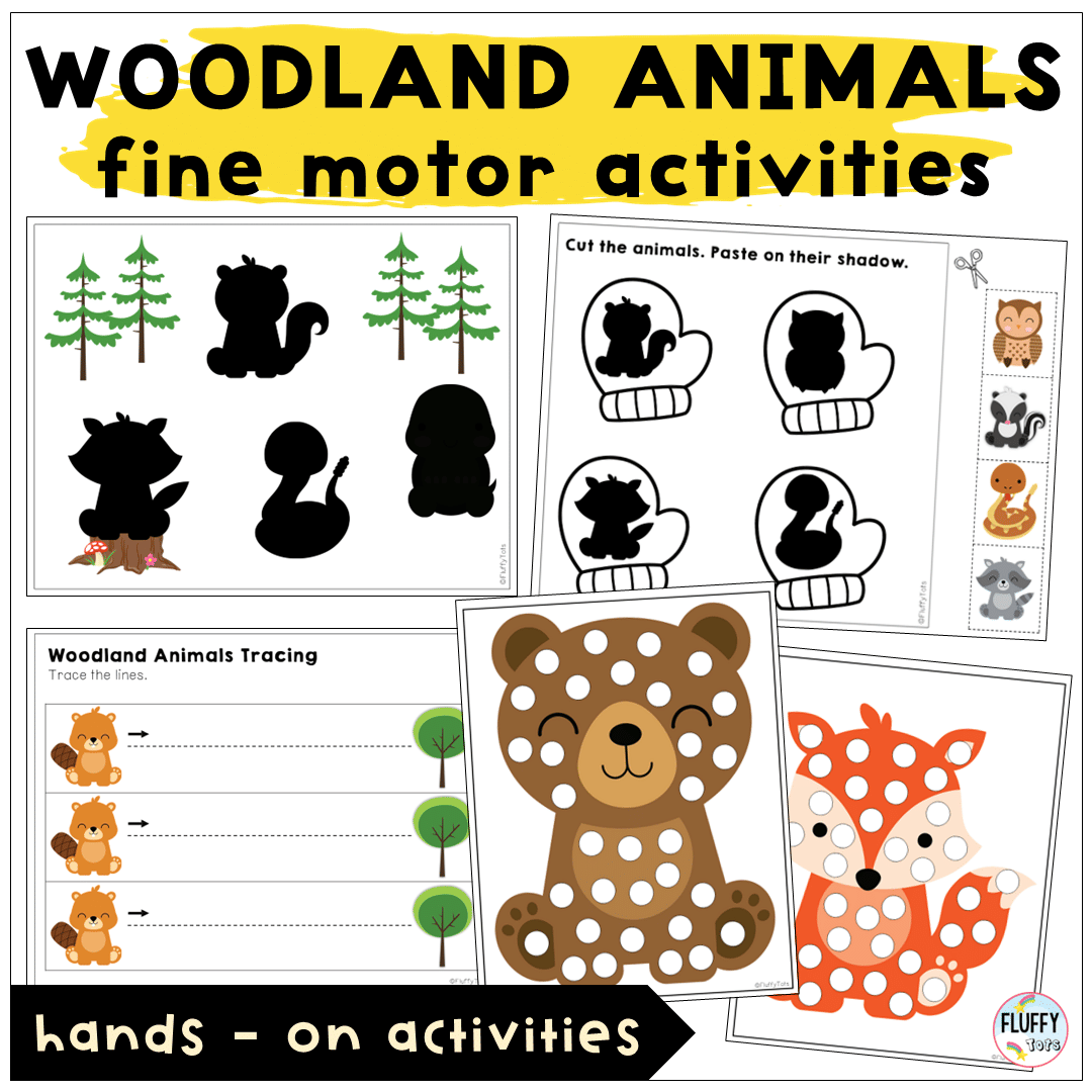 Exciting Woodland Animals Lesson Plan Ideas for Toddler and ...