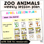 Engaging Zoo Animals Lesson Plans for Toddler and Preschool for 4 ...