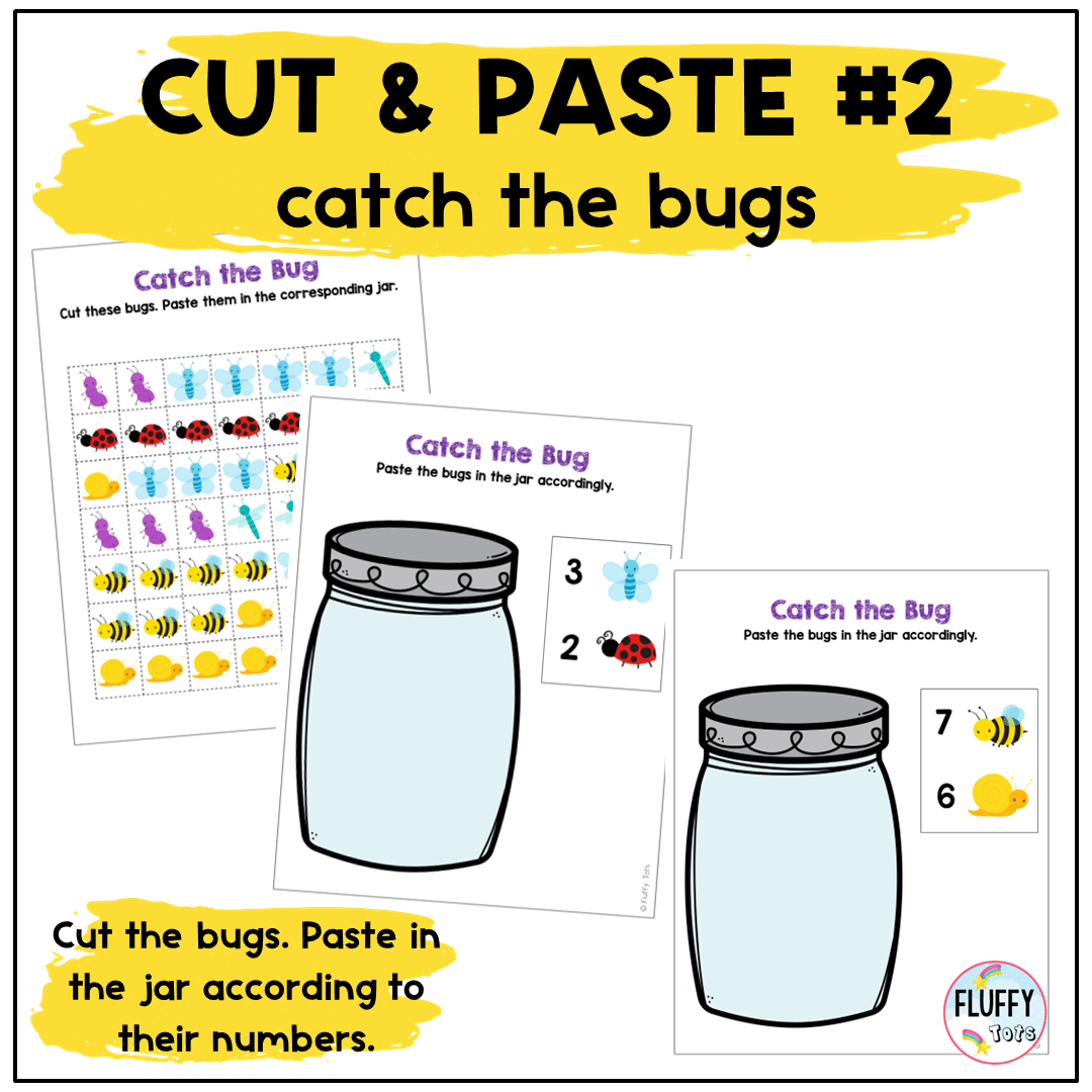 Bugs 10-Frames : FREE 10 Low Prep Task Cards - FluffyTots