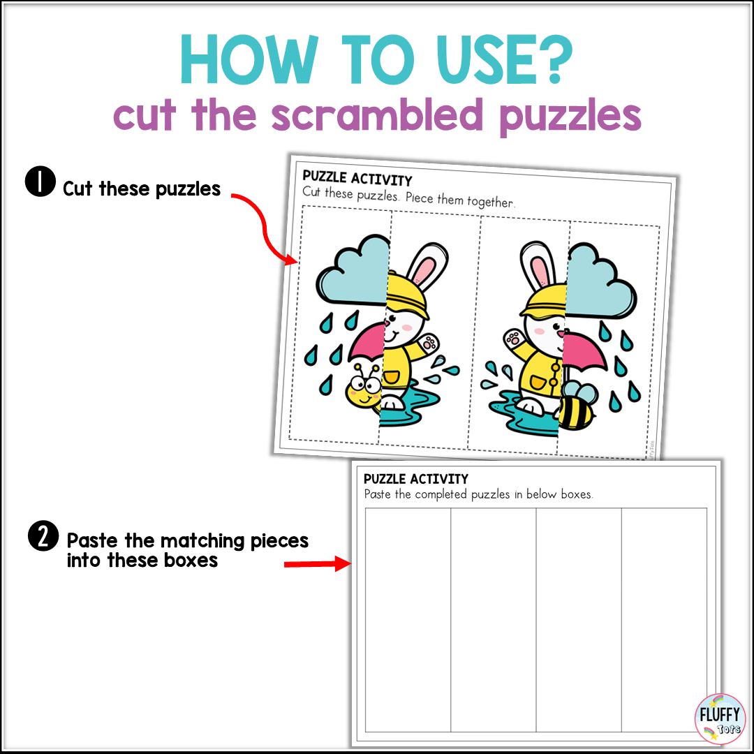 8 Adorable Flower Printable Puzzles for Kids