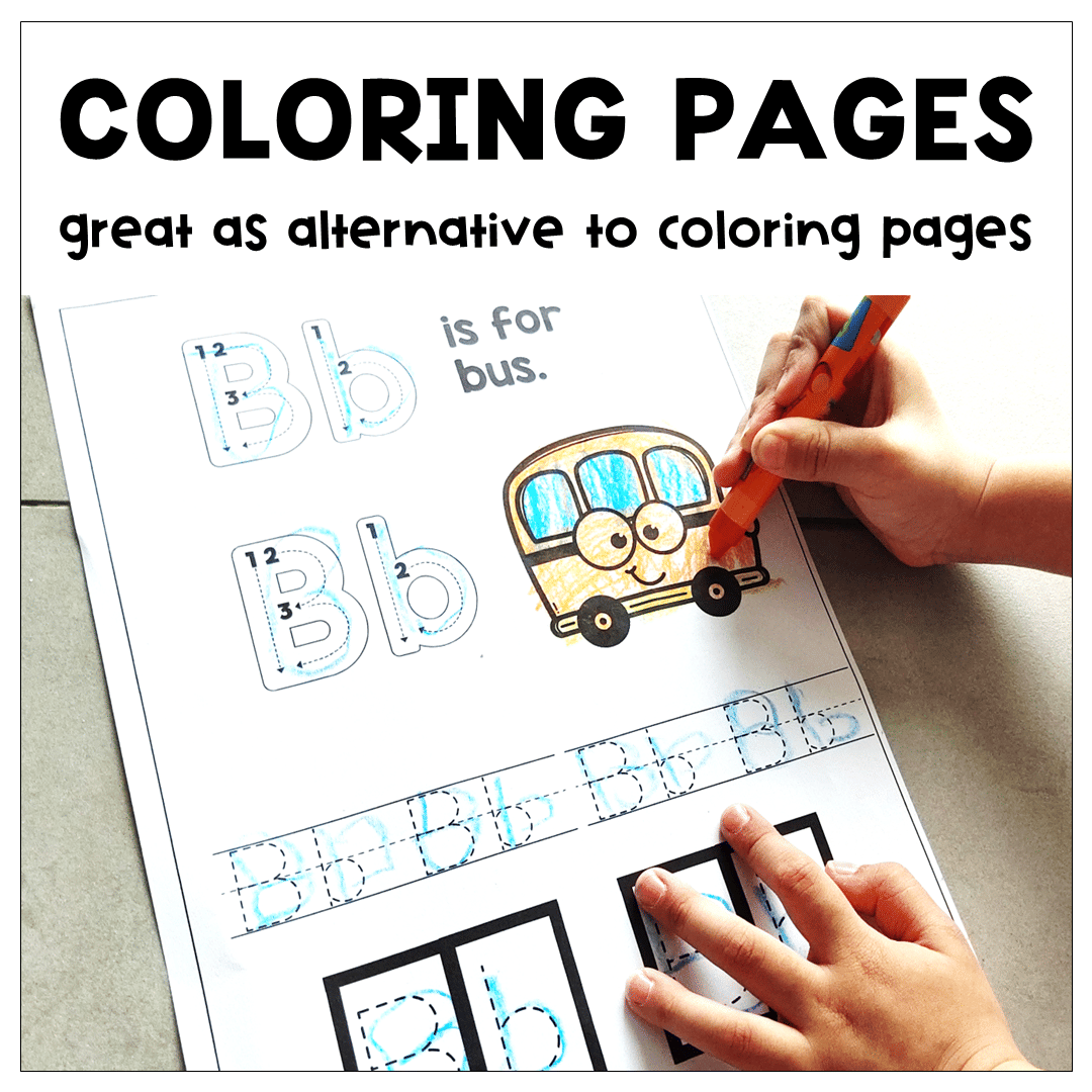 70+ Pages Tracing Letters Worksheets: Fun Back to School Theme - FluffyTots