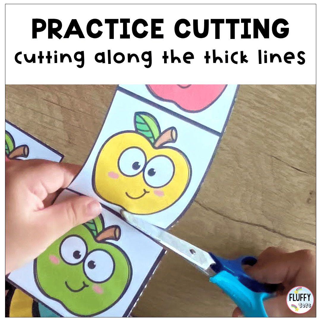Fun Back to School Color Sorting Printable Activity - FluffyTots
