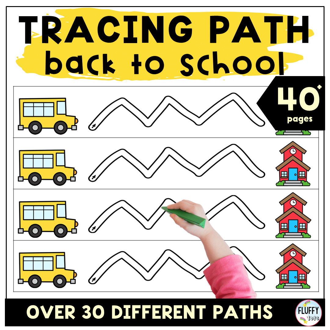 40+ Pages of Cute Tracing Lines Worksheet for Toddler and Preschool ...
