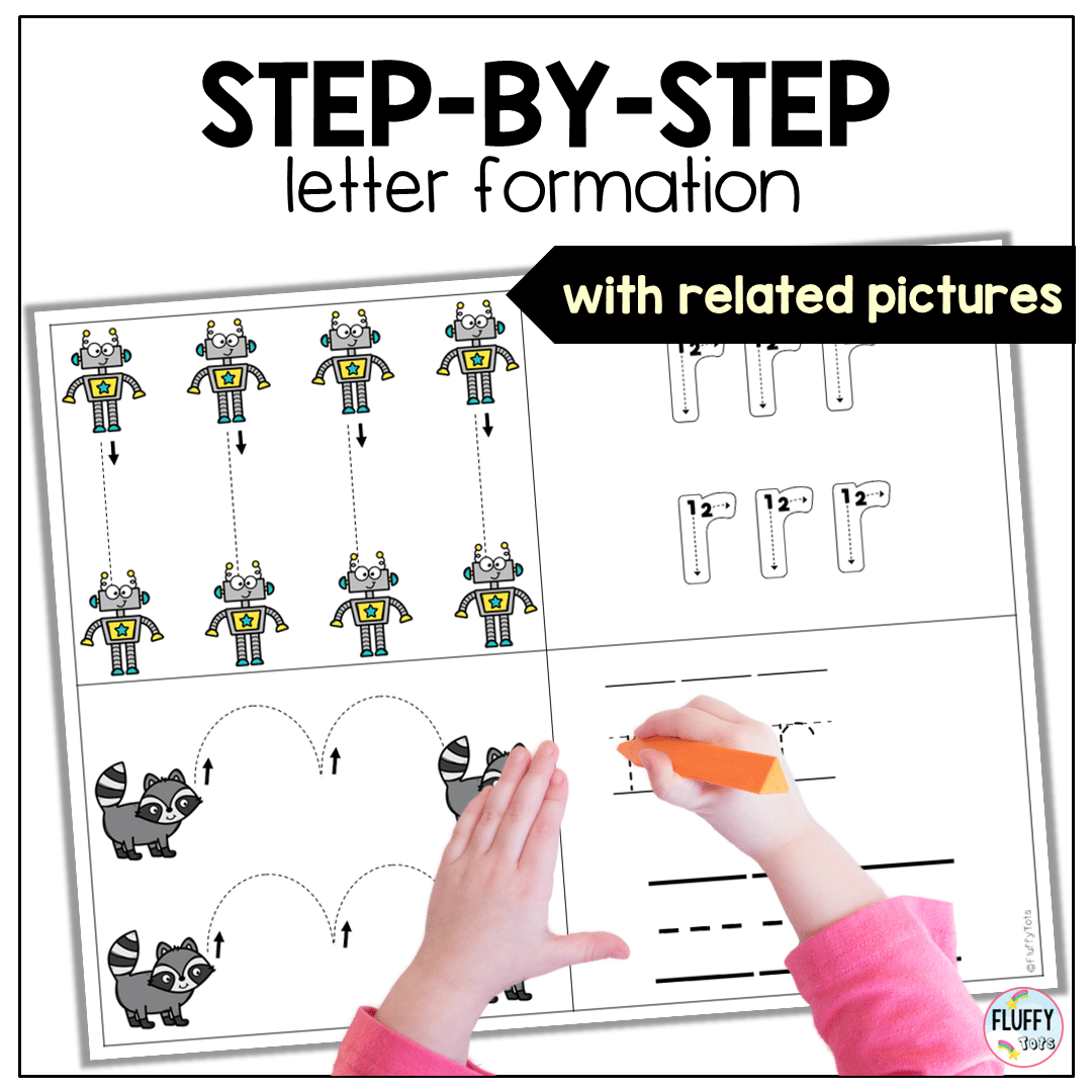 50+ Pages Exciting Back-to-School Letter Formation Worksheets - FluffyTots