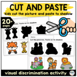 Adorable 20+ Pages Zoo Animals Shadow Matching Worksheets - FluffyTots