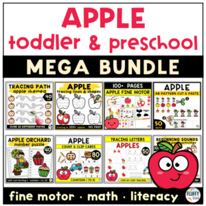 11 FREE Apple Themed Printable and Apple Lesson Plan for Preschool and ...