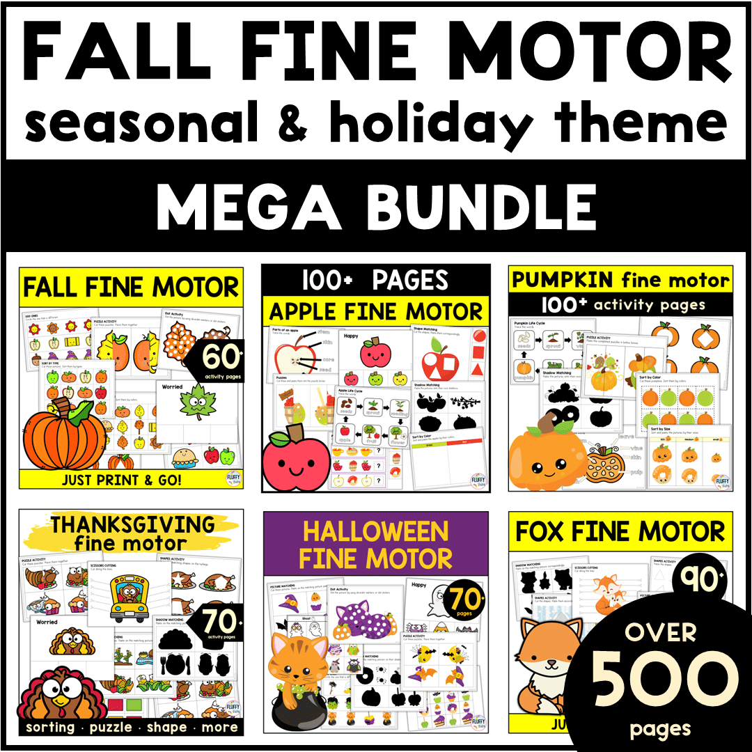20+ Exciting Fall Printables for Kids - FluffyTots