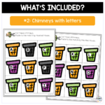 Fun Halloween Letter Sorting Craft for Literacy Activities - FluffyTots