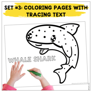 Fun 27 Coloring Pages Ocean Animals for Kids - FluffyTots