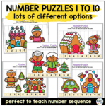 Exciting Gingerbread Number Puzzles 1 to 20 to Teach Number Order ...