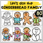 80+ Fun Pages of Gingerbread Dot Printable for Christmas and Winter ...