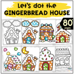 80+ Fun Pages of Gingerbread Dot Printable for Christmas and Winter ...