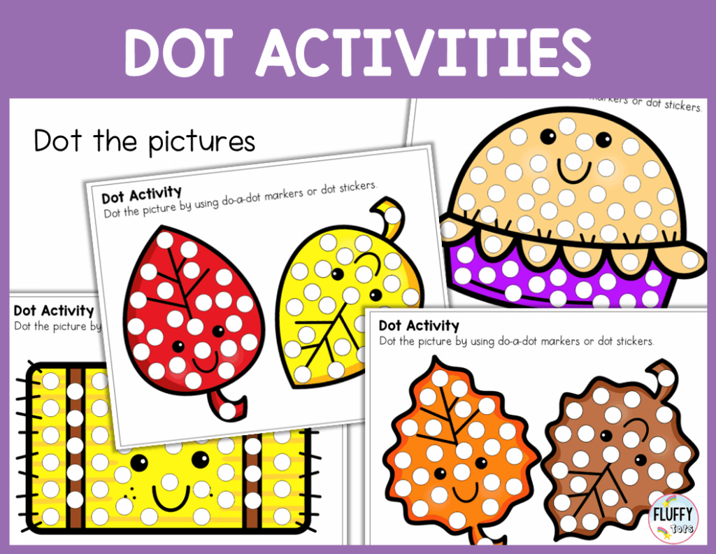 70 + Pages Fun Fall Fine Motor Worksheets Activities for Preschool and ...