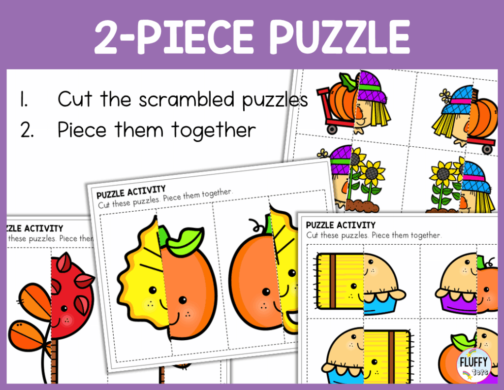 70 + Pages Fun Fall Fine Motor Worksheets Activities for Preschool and ...