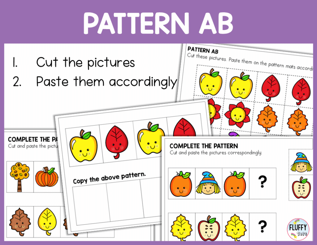 70 + Pages Fun Fall Fine Motor Worksheets Activities for Preschool and ...