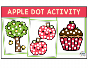 FREE 10 Pages Apple Dot Marker Printable for Fall Fine Motor Activities ...