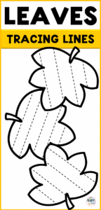 Free 3 Pages of Tracing Fall Leaves for Preschoolers and Toddlers ...