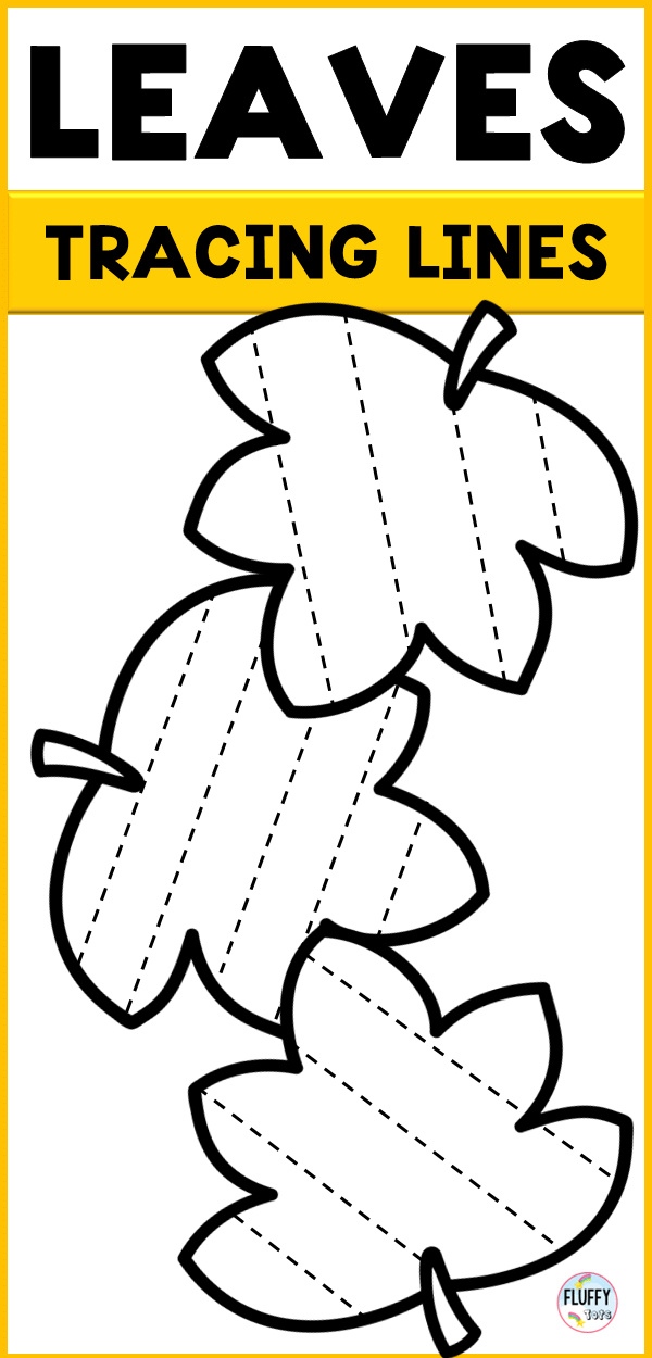 Free 3 Pages of Tracing Fall Leaves for Preschoolers and Toddlers ...