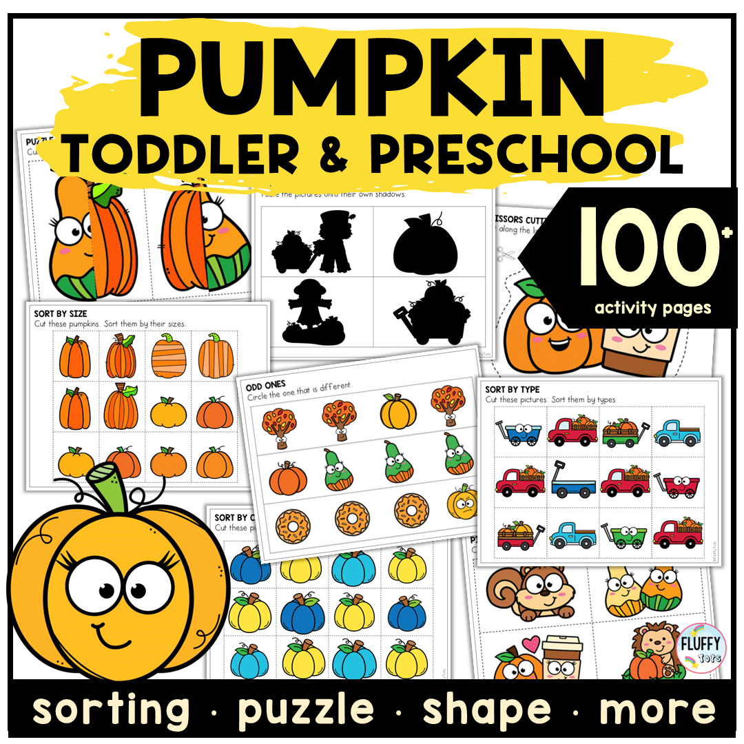 100+ Page Fun Pumpkin Fine Motor Worksheets to Celebrate Pumpkin Month ...