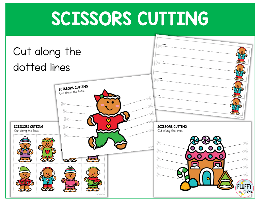 Fun 90+ Page Gingerbread Fine Motor Activities for Your Gingerbread ...