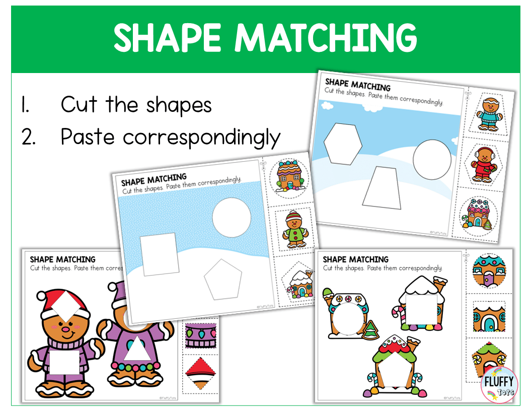 Fun 90+ Page Gingerbread Fine Motor Activities for Your Gingerbread ...