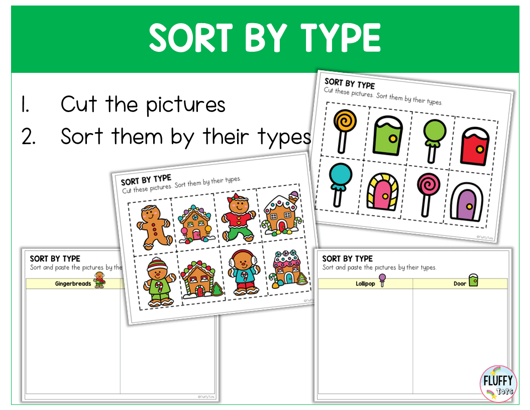 Fun 90+ Page Gingerbread Fine Motor Activities for Your Gingerbread ...